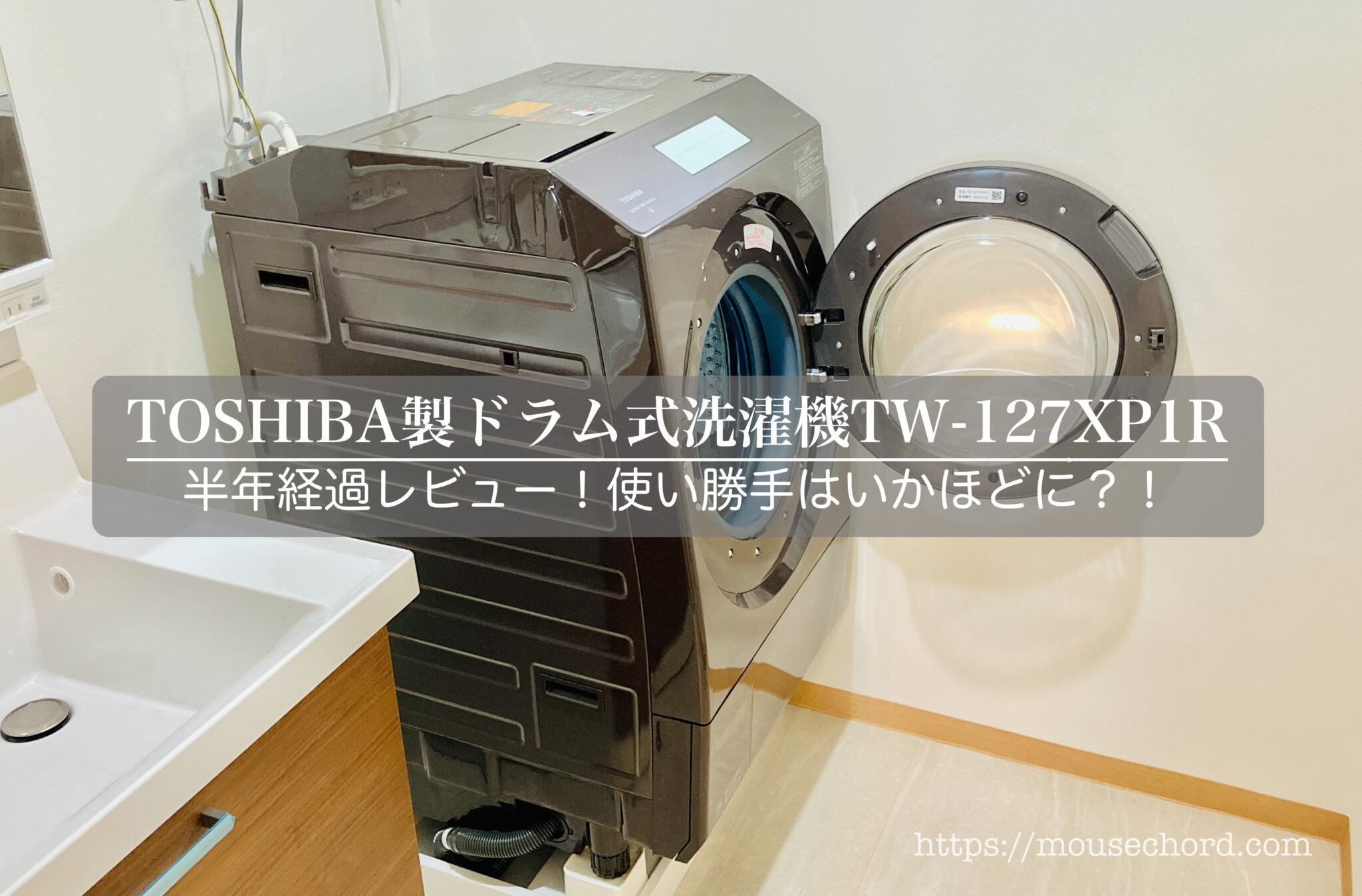 TOSHIBA製ドラム式洗濯機TW-127XP1R購入Review - MouseChord.com